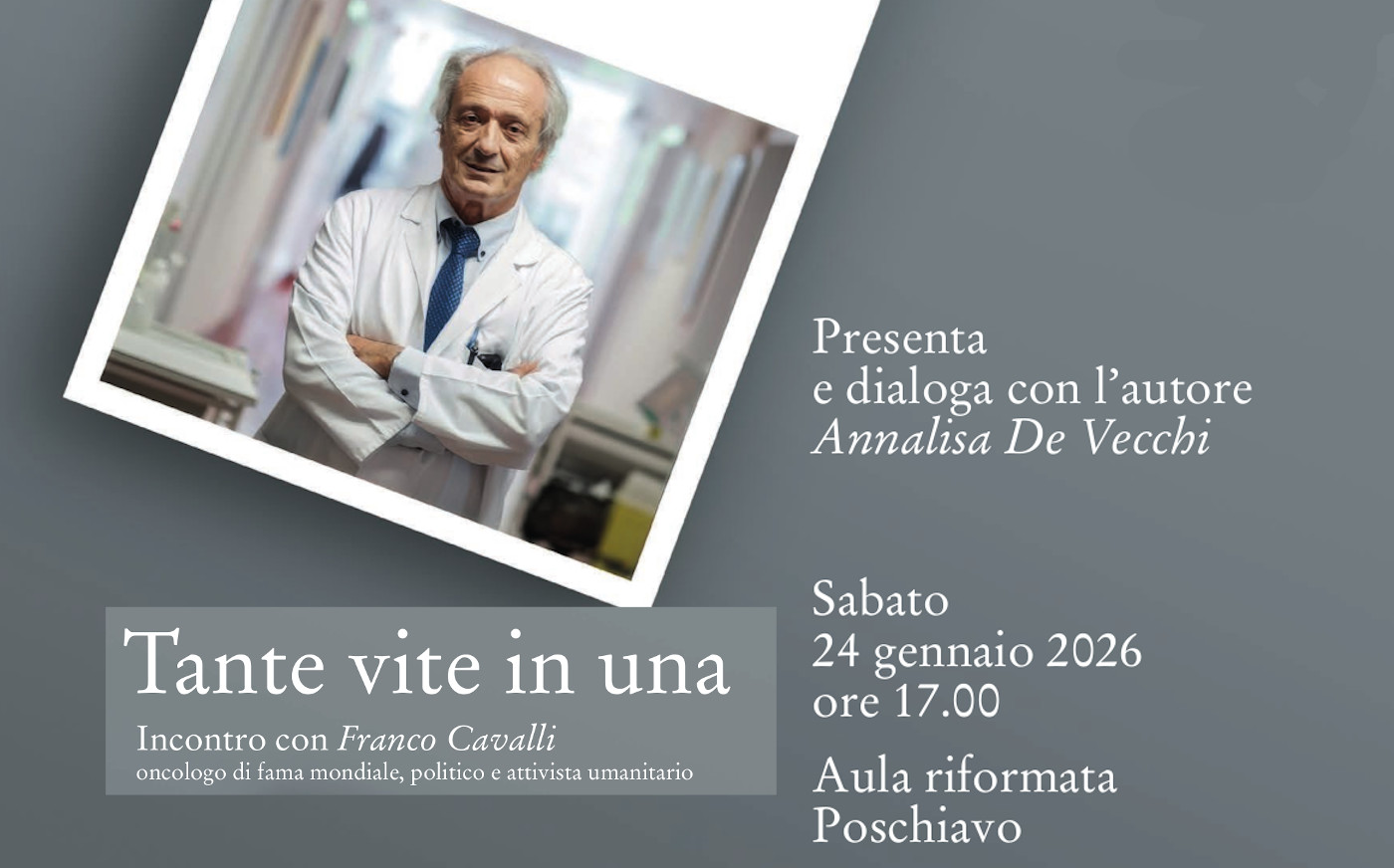 Franco Cavalli si racconta a Poschiavo nella sua autobiografia - Il Bernina